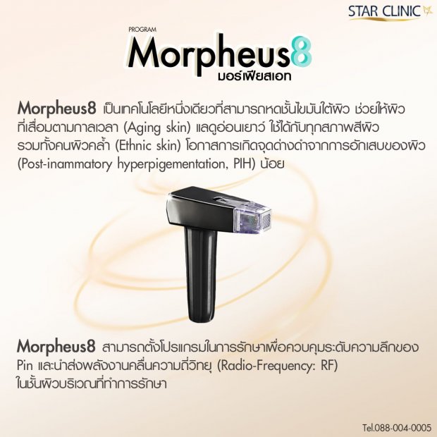 Morpheus8 เทคโนโลยียกกระชับStar Clinic Star Clinic